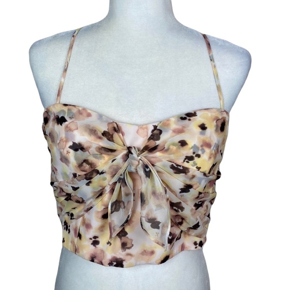 Gianni Bini | Tops | Gianni Bini Crop Top Wild Flower Nwt | Poshmark